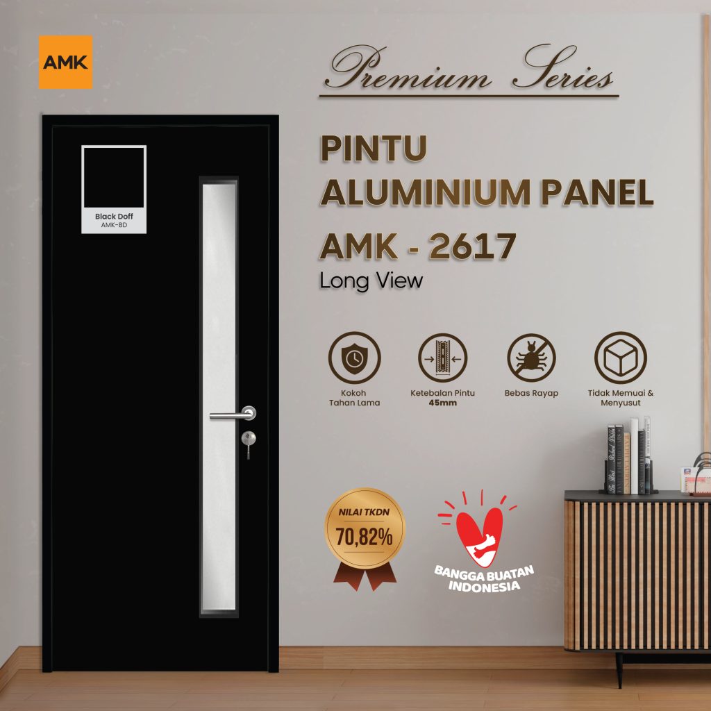 Pintu Aluminium Panel Long View AMK 2617 - Pintu Aluminium AMK ...