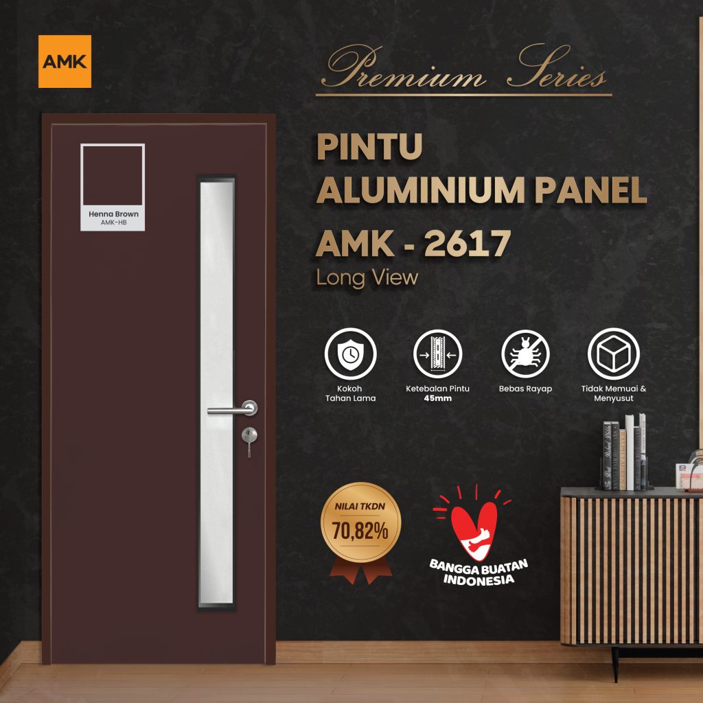 Pintu Aluminium Panel Long View AMK 2617 - Pintu Aluminium AMK ...
