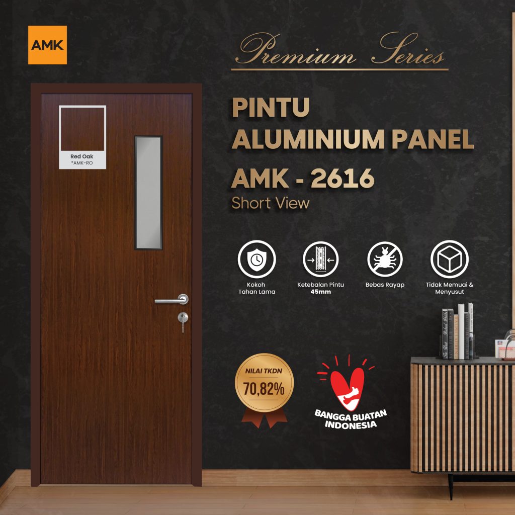 Pintu Aluminium Panel Short View AMK 2616 - Pintu Aluminium AMK ...