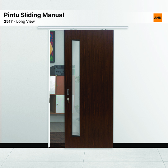 Pintu Sliding Aluminium Long View AMK 2517 - Selaras Lawang Sewu